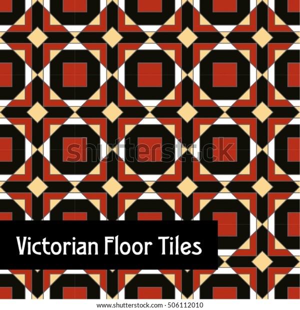 Victorian Era Floor Tiles Stock Vector (Royalty Free) 506112010 ...