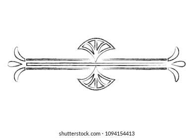Victorian Line Border Style Stock Vector (Royalty Free) 1094154413