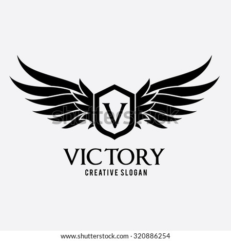 Victory Logo Vector Logo Template Stock Vector (Royalty Free) 320886254 ...