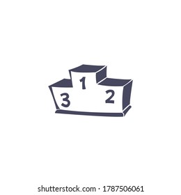 Victory Podium Vector Image Stock Vector (Royalty Free) 1787506061 ...