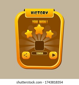 Victory Ui Kit Ui Vector Kits Stock Vector (Royalty Free) 1743818354 ...