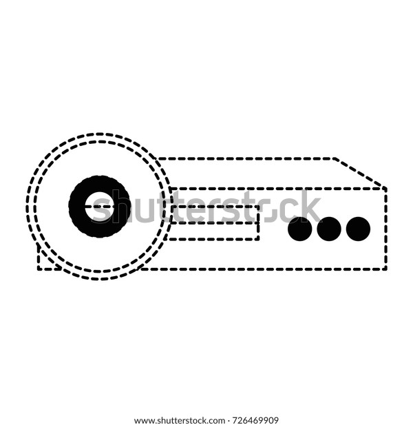 Video Beam Projector Icon Stock Vector (Royalty Free) 726469909 ...
