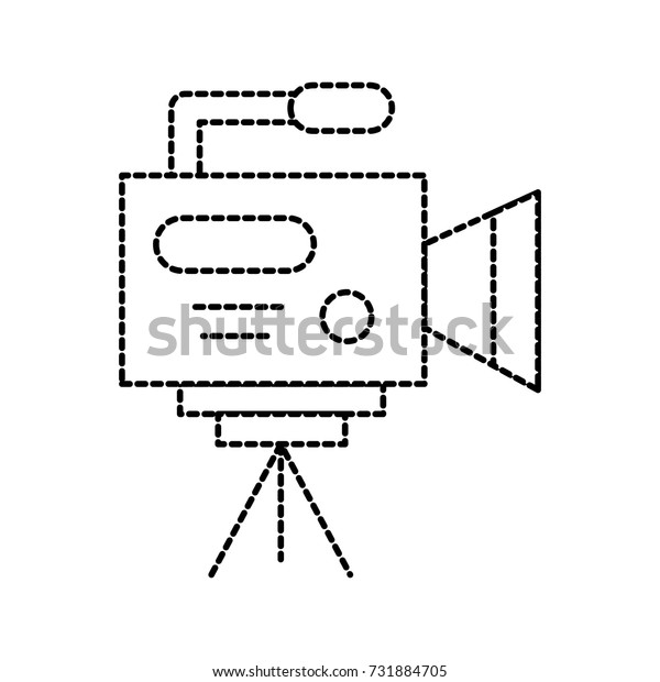Video Camera Microphone Icon Professional Camcorder Stock Vector ...