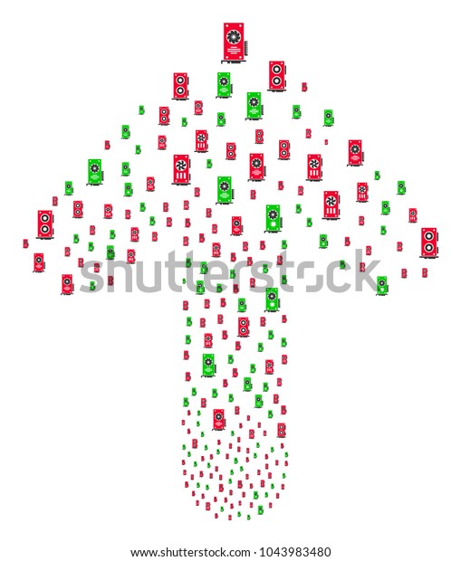 Video Card Gpu Illustration Created Set Stock Vector (Royalty Free ...