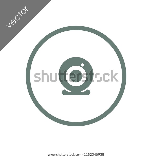 Video Conference Camera Icon Stock Vector (Royalty Free) 1152345938 ...
