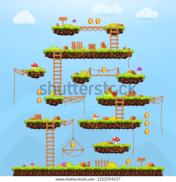 6,703 2d Game Landscape Images, Stock Photos & Vectors | Shutterstock