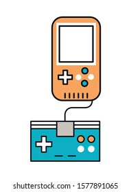 Video Game Control Display Handle Icon Stock Vector (Royalty Free ...