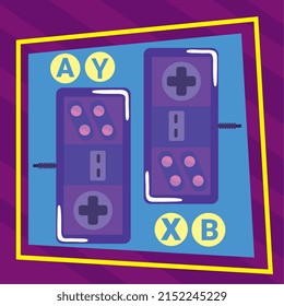 Video Game Control Letters Stock Vector (Royalty Free) 2152245229 ...