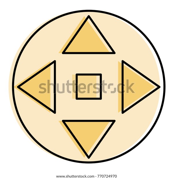 Video Game Cross Icon Stock Vector (Royalty Free) 770724970 | Shutterstock