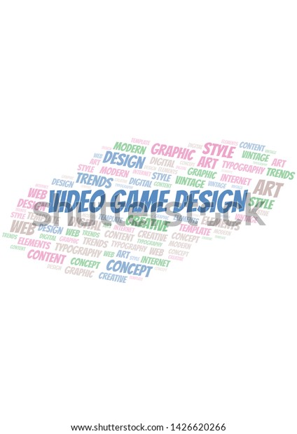 Video Game Design Word Cloud Wordcloud Stock Vector (Royalty Free ...