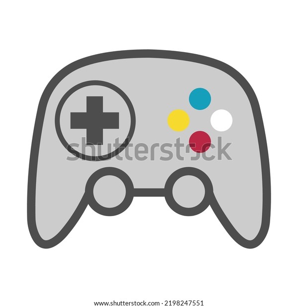 Video Game Emoji Icon Vector Isolated Stock Vector (Royalty Free ...