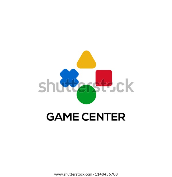 Video Game Logo Design Concept Joystick Stock Vector (Royalty Free ...