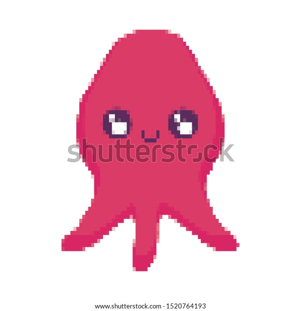 Video Game Pixelate Creature Icon Vector Stock Vector (Royalty Free ...