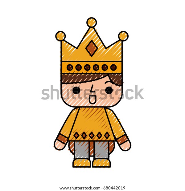 Video Game Prince Avatar Stock Vector (Royalty Free) 680442019