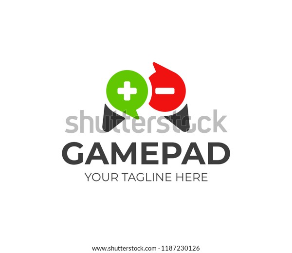Video Game Rating Logo Design Gamepad Stock Vector (Royalty Free ...
