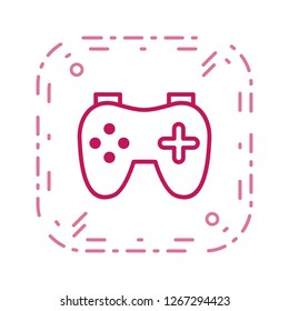 Video Game Vector Icon Sign Icon Stock Vector (Royalty Free) 1267294423 ...