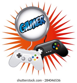 Video Games Design Vector Illustration Eps10 Stock Vector (Royalty Free ...