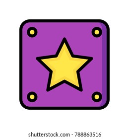 Video Games Star Block Stock Vector (Royalty Free) 788863516 | Shutterstock