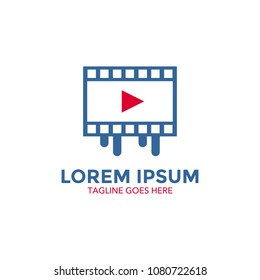 Video Logo Icon Vector Illustration Stock Vector (Royalty Free ...