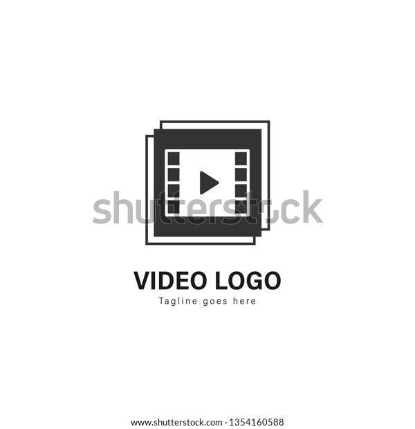 Video Logo Template Design Video Logo Stock Vector (Royalty Free ...