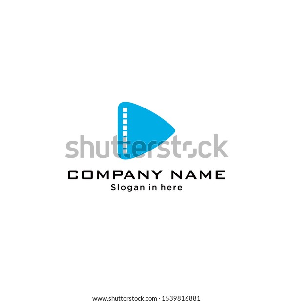 Video Media Logo Template Stock Vector (Royalty Free) 1539816881 ...