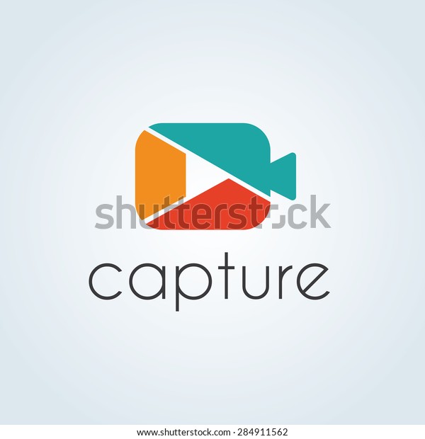 Video Media Logo Template Stock Vector (Royalty Free) 284911562