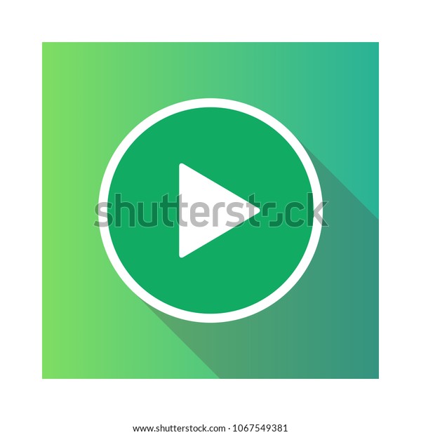 Video Movie Play Playback Button Icon Stock Vector (Royalty Free ...