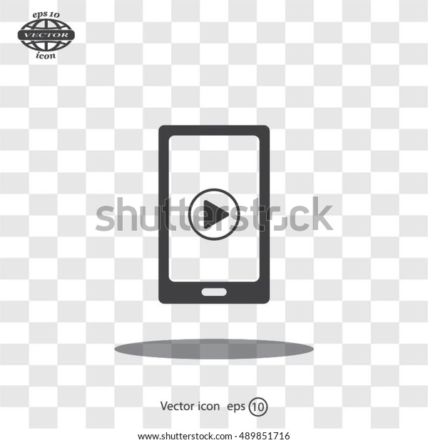 Video On Mobile Devices Eps10 Vector Stock Vector (Royalty Free ...