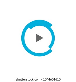 Video Player Logo Stock Vector (Royalty Free) 1344601610 | Shutterstock