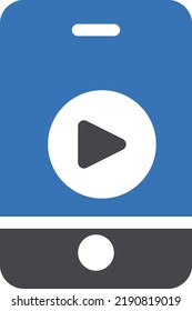 Video Vector Illustration On Transparent Background Stock Vector ...