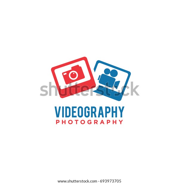 Videography Photography Logo Stock Vector (Royalty Free) 693973705