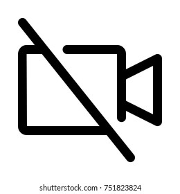 Videography Prohibited Symbol Stock Vector (Royalty Free) 751823824 ...