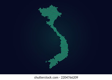 Vietnam Map World Map Vector Template Stock Vector (Royalty Free ...