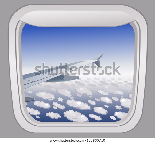 View Plane Window Stock Vector (Royalty Free) 153930710 | Shutterstock