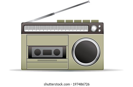 View Radio Stock Vector (Royalty Free) 197486726 | Shutterstock