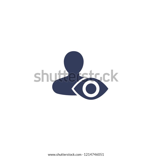 Viewer Spectator Icon Stock Vector (Royalty Free) 1214746051 | Shutterstock