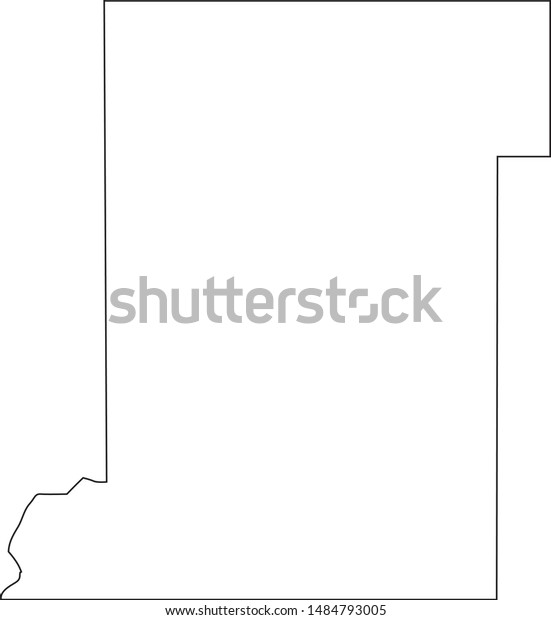 Vigo County Map State Indiana United: เวกเตอร์สต็อก (ปลอดค่าลิขสิทธิ์ ...