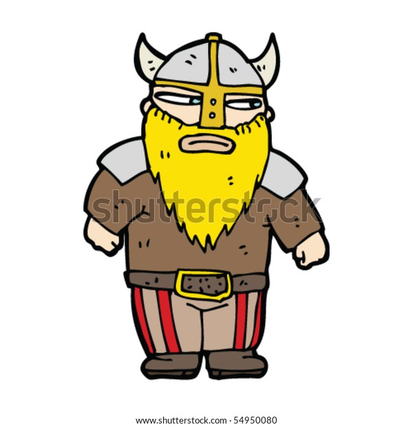 Viking Cartoon Stock Vector (Royalty Free) 54950080