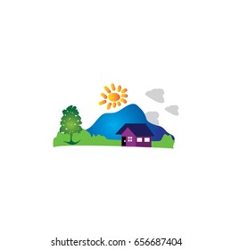 Village Logo Stock Vector (Royalty Free) 656687404