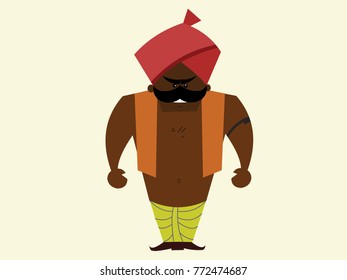 Village Man Vector Character Stock Vector (Royalty Free) 772474687 ...