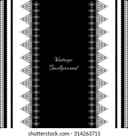 Vintage Background Frame Design Black Vector Stock Vector (Royalty Free ...