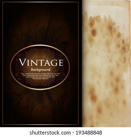 Vintage Old Paper Menu Stock Vector (Royalty Free) 180782636 | Shutterstock