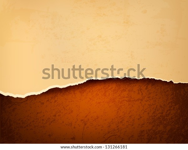 Vintage Background Ripped Old Paper Vector Stock Vector (Royalty Free ...