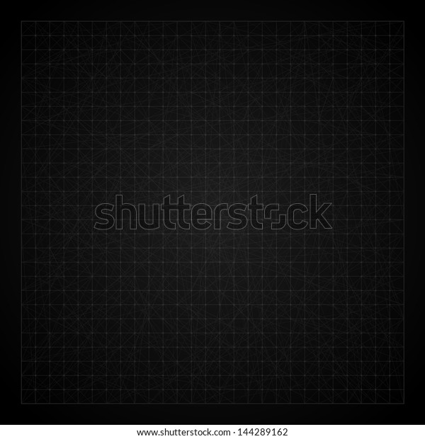 Vintage Black Graph Paper Background Vector Stock Vector (Royalty Free ...