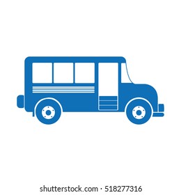 Vintage Bus Icon Image Stock Vector (Royalty Free) 518277316 | Shutterstock