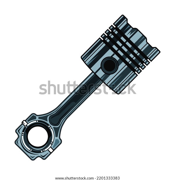 Vintage Car Repair Element Retro Chrome Stock Vector (Royalty Free ...