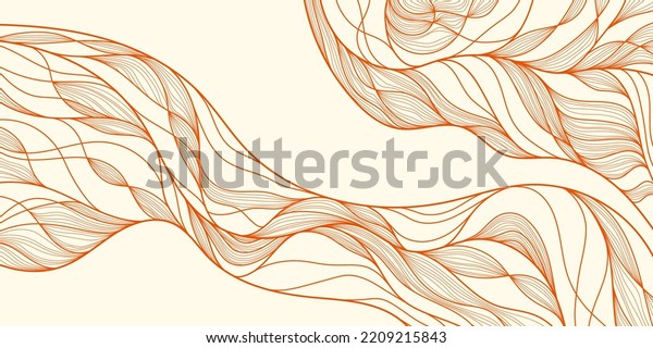 Vintage Coloring Linear Abstract Backgrounds Smooth Stock Vector ...