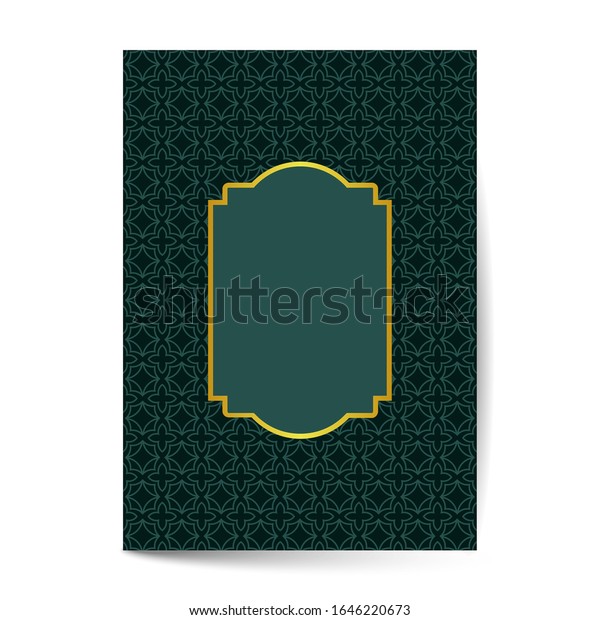 Vintage Cover Page Layouts Design Classic Stock Vector (Royalty Free ...