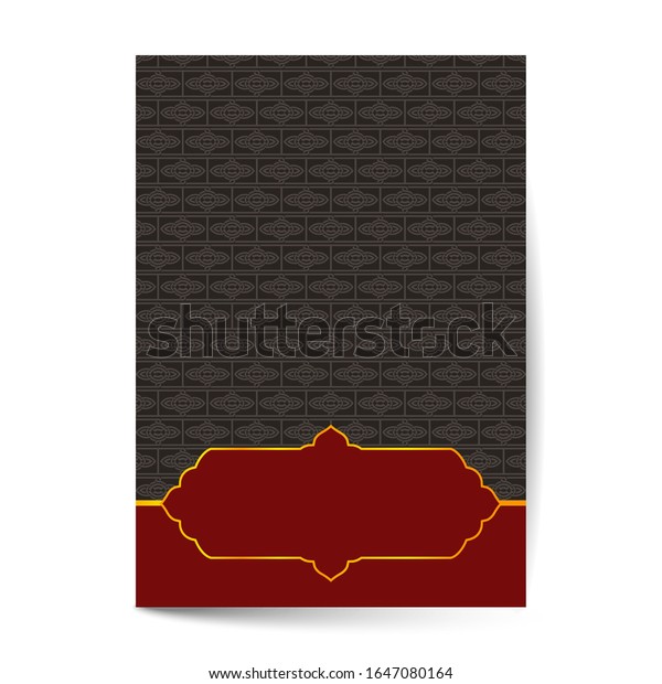 Vintage Cover Page Layouts Design Classic Stock Vector (Royalty Free ...