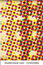 Vintage Dot Background Retro Background Dots Stock Vector (Royalty Free ...
